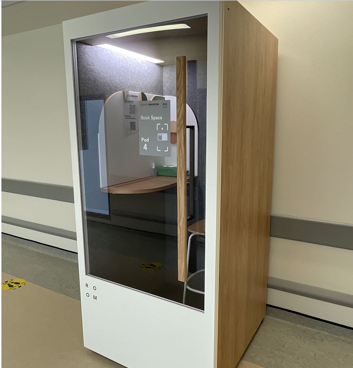 NHS Greater Glasgow & Clyde introduces education pods for online ...